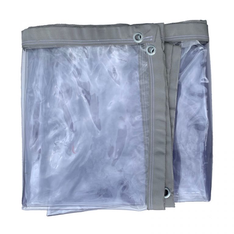 Transparant PVC zeil op maat gemaakt | Afdekproducten.nl